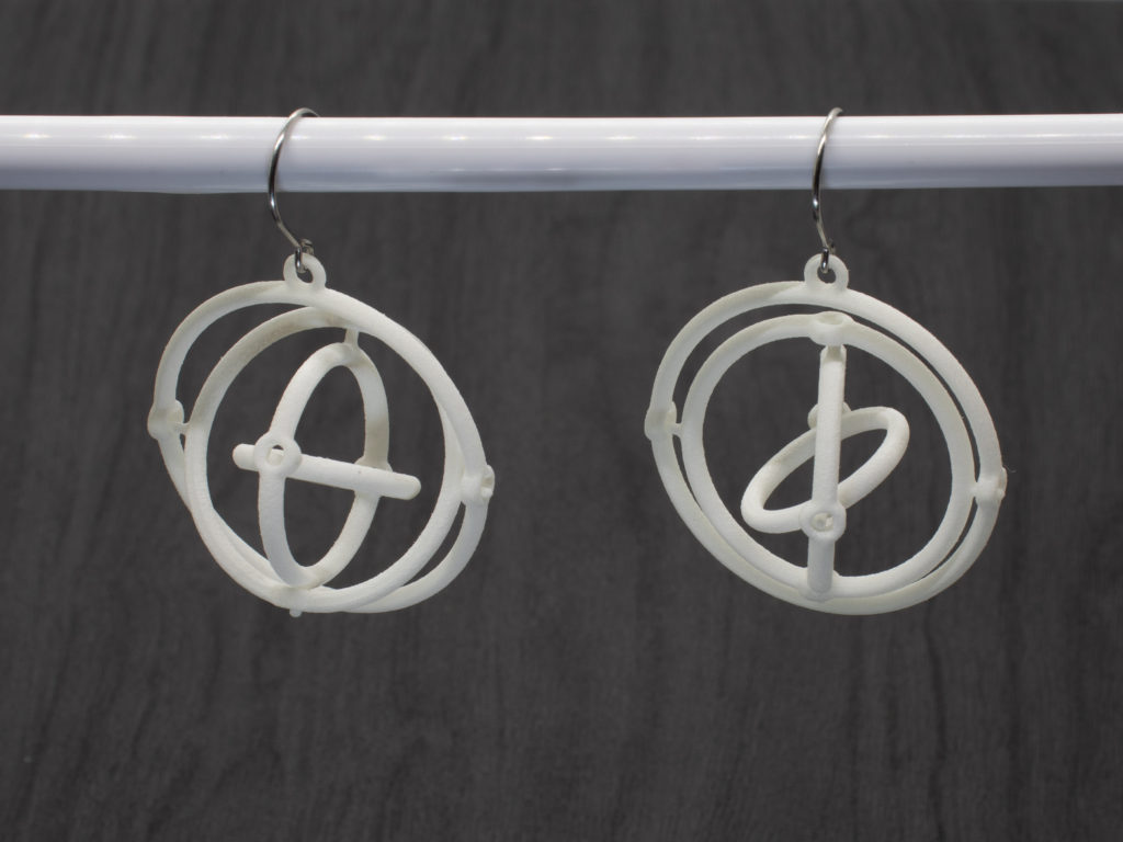 Circular Gyroscope Earrings | Layers By Design