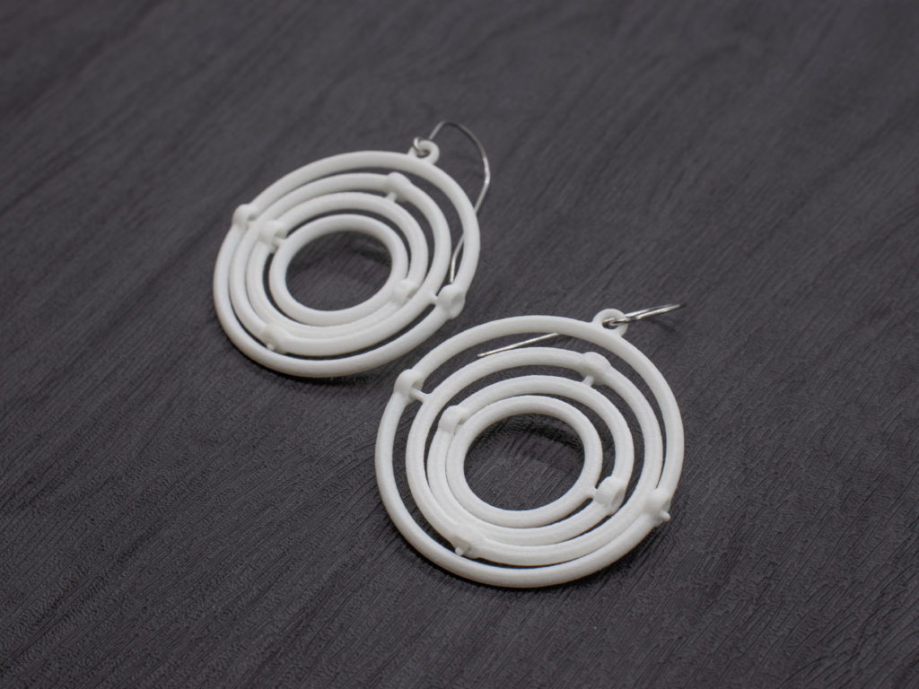 Circular Gyroscope Earrings | Layers By Design